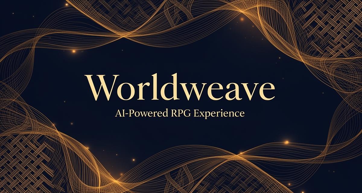 Worldweave — AI-Powered Tabletop RPGs with an AI Dungeon Master